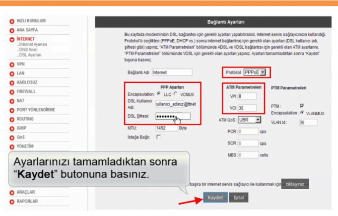 AirTies 5650TT' Modem Kurulumu ve Kablosuz Ayarlar (Resimli Anlatım)