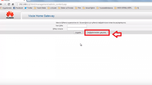 Huawei HG253s' Modem Kurulumu ve Kablosuz Ayarlar (Resimli Anlatım)