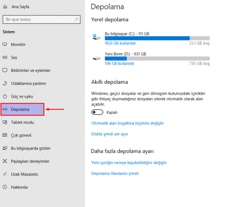 Windows.old’ Klasörü ve Dosyaları Nasıl Kaldırılır? (Resimli Anlatım)