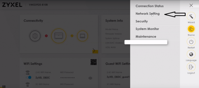 Zyxel vmg3925-b10b VDSL Modem Kurulumu (Yeni Arayüz) - TeknoDestek
