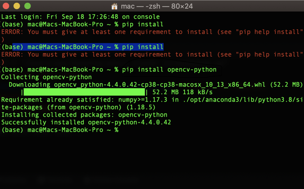 No Module Named CV2 Hatası Çözümü
