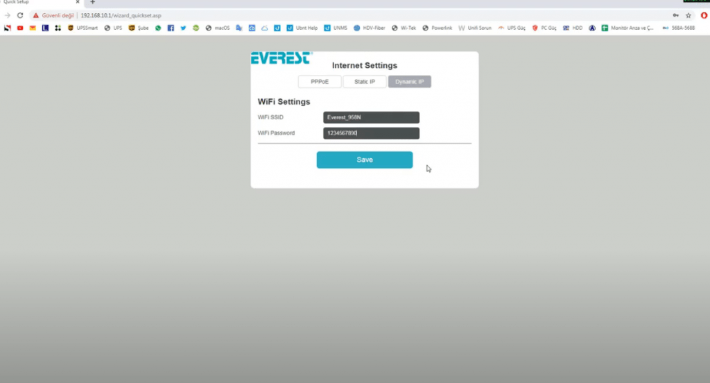 EVEREST EWR-958N ROUTER MODU (KABLOLU) KURULUMU
