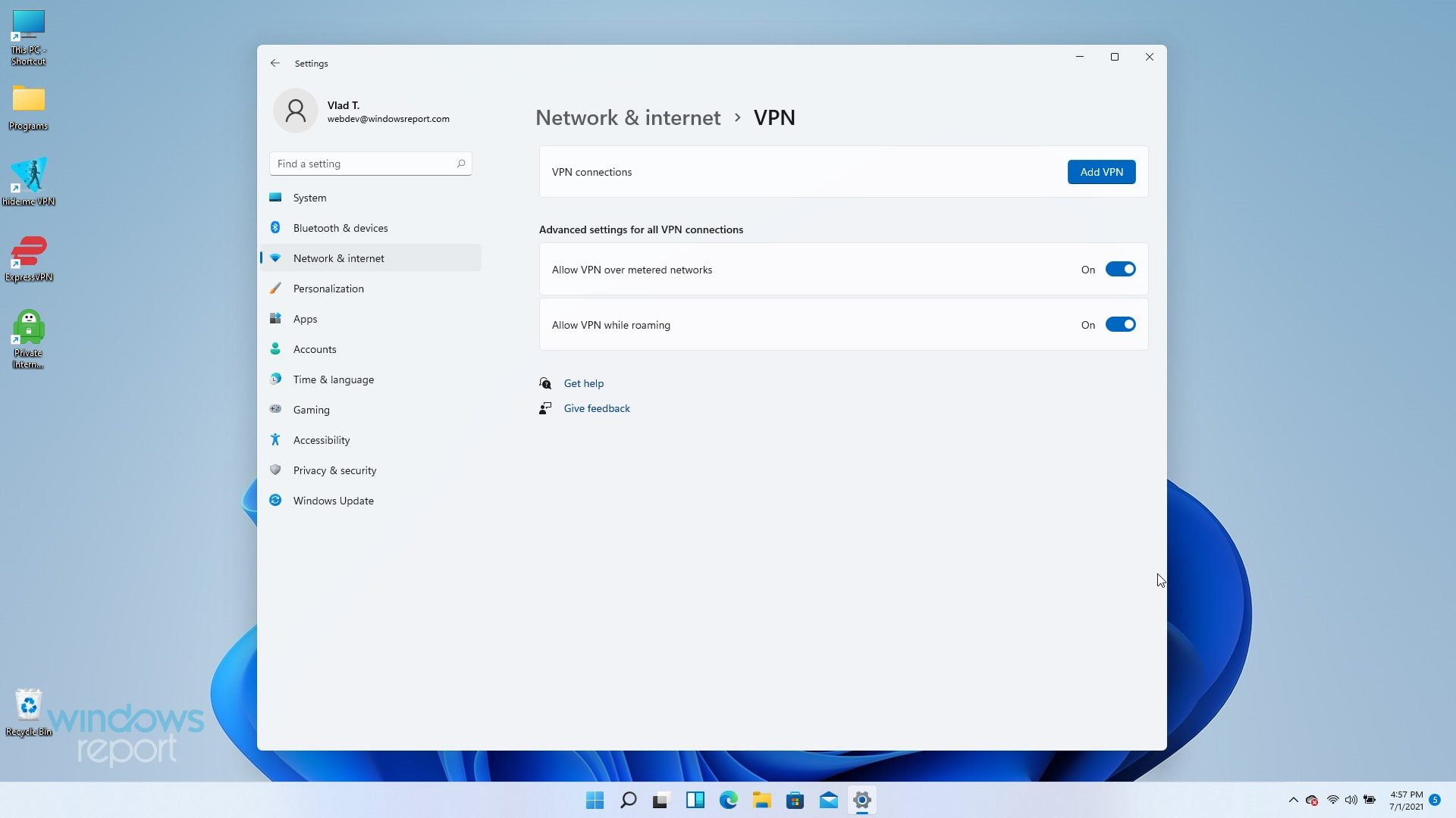 Windows 11 için En İyi VPN Programı