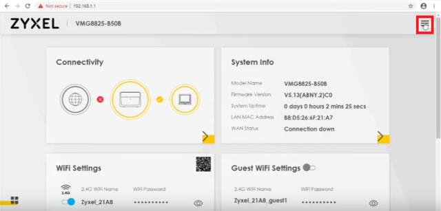 ZyXEL VMG8825-T50K VDSL2 Modem Kurulumu