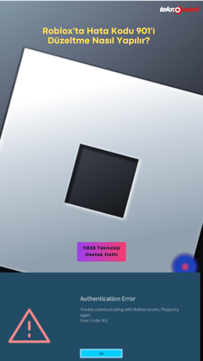 Roblox'ta Hata Kodu 901'i Düzeltme Nasıl Yapılır?