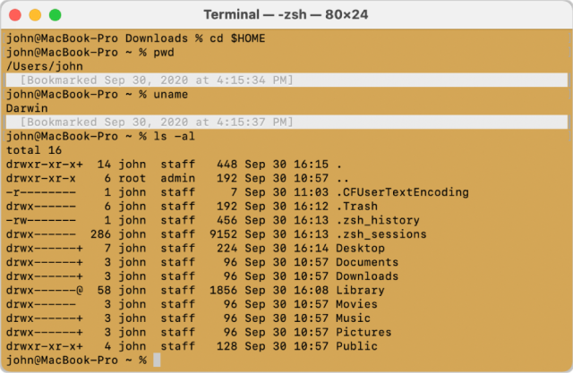Faydalı Os X Terminal Kullanım Örnekleri