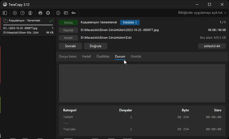 Windows 11 Dosya Aktarımı için TeraCopy Nasıl Kullanılır