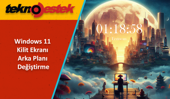 Windows 11 Kilit Ekranı Arka Planı Değiştirme