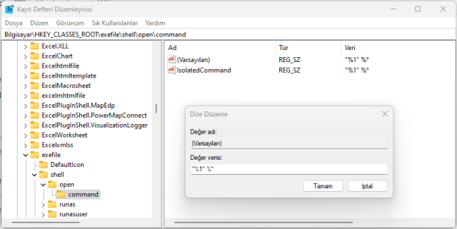 Windows 11 EXE Dosyası Açılmıyor Hatası Çözümü