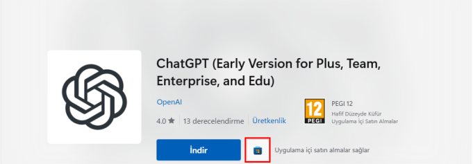 Windows 11 ChatGPT Uygulama Olarak Yükleme